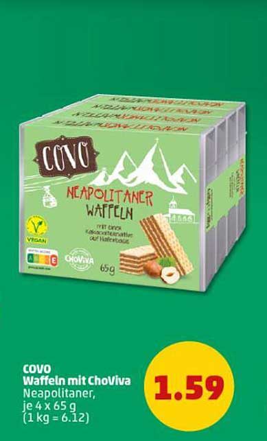 Covo Neapolitaner Waffeln Angebot bei Penny - ProspektGuru.de