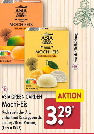 Asia Green Garden Mochi-Eis Angebot bei Aldi Nord