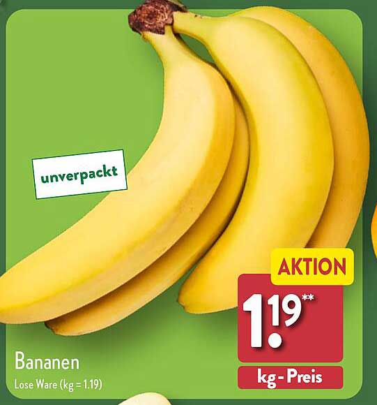 Bananen Angebot bei Aldi Nord - ProspektGuru.de