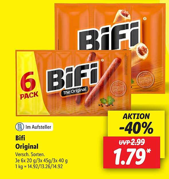 Bifi Original Angebot bei Lidl