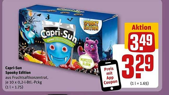 Capri-Sun Spooky Edition Angebot bei REWE Center