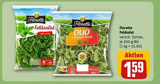 Florette Feldsalat Angebot bei REWE Center