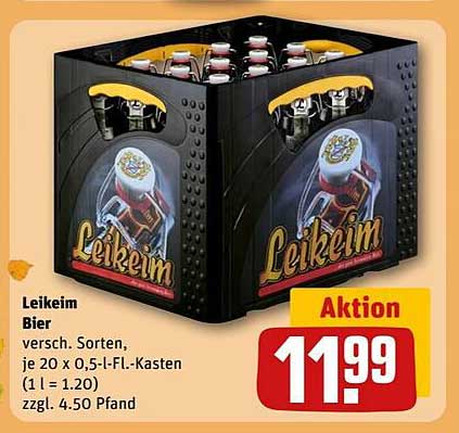 Leikeim Bier Angebot bei REWE Center