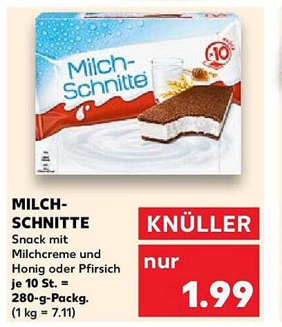 Milch-Schnitte Angebot bei Kaufland