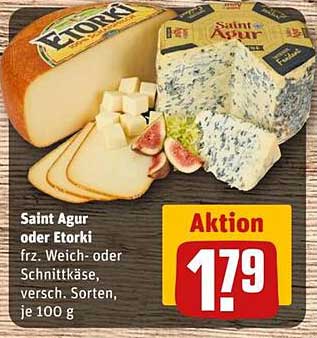 Saint Agur Oder Etorki Angebot bei REWE Center - ProspektGuru.de
