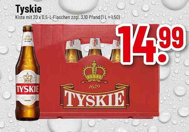 Tyskie Angebot bei trinkgut