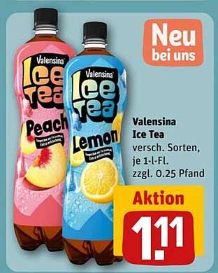 Valensina Ice Tea Angebot bei REWE Center