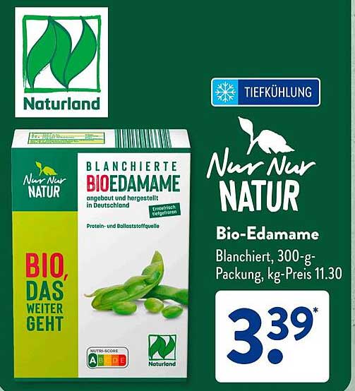 Bio-Edamame Angebot bei Aldi Süd - ProspektGuru.de