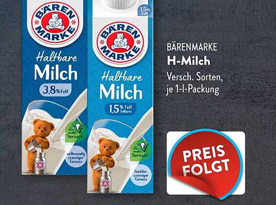 Bärenmarke Kaffee-Milch Versch. Sorten, Je 340-G-Dose Angebot bei REWE ...