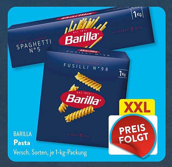 Barilla Pasta Verschiedene Sorten Je 500-G-Packung Angebot bei V-Markt ...