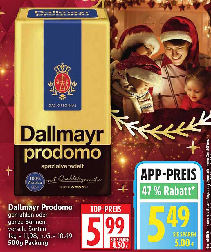Dallmayr Prodomo Angebote – Jetzt bis zu 70 % Rabatt!
