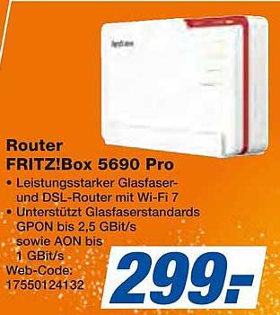Router Fritz!Box 5690 Pro Angebot bei Expert - ProspektGuru.de
