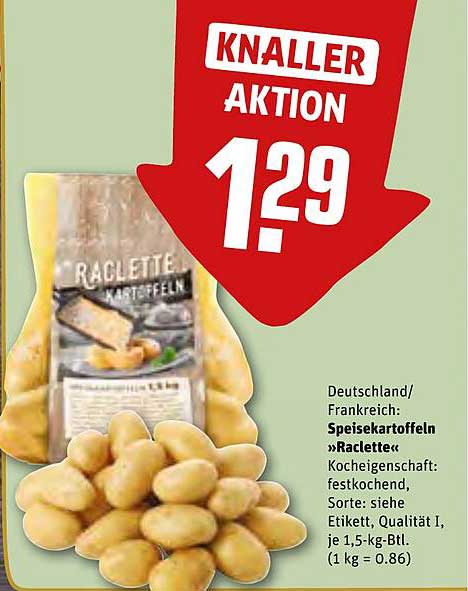 Edeka Herzstücke Raclette-Speisekartoffeln 2Kg Angebot bei Edeka ...