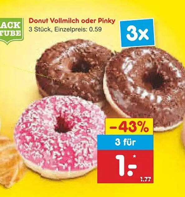 Donut Vollmilch Oder Pinky Angebot bei Netto Marken-Discount ...