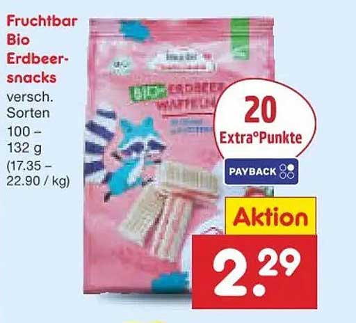 Bio Fruchtbar Fruchttasche Versch. Sorten, 6 Riegel = 132 G Angebot bei ...
