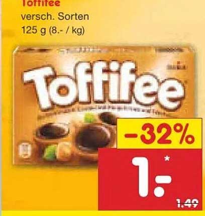 Toffifee* Versch. Sorten 3 X 125 G Angebot bei NETTO - ProspektGuru.de