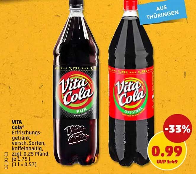 Vita Cola* Angebot bei Penny
