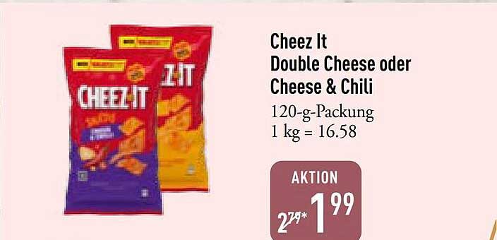 Cheez It Double Cheese Oder Cheese & Chili Angebot bei Galeria ...