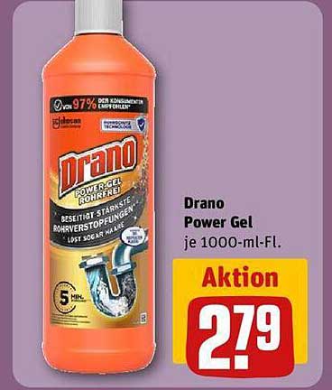 Drano Power Gel Angebot bei REWE Kaufpark - ProspektGuru.de