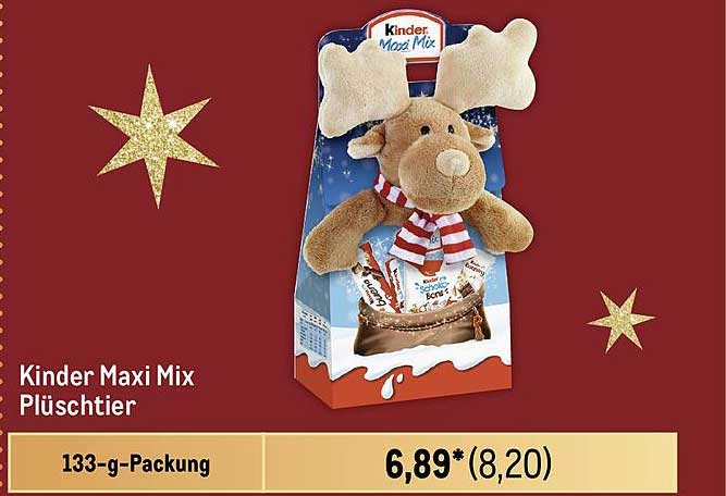 Kinder Maxi Mix Plüschtier Angebot bei METRO - ProspektGuru.de
