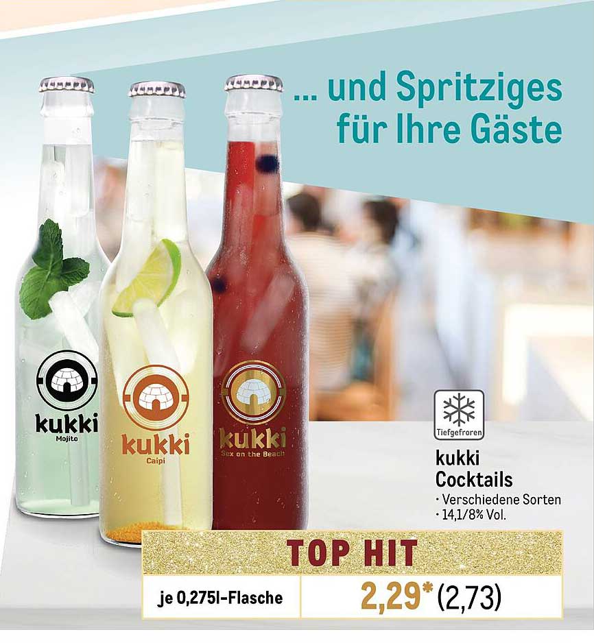 Kukki Cocktails Angebot bei METRO - ProspektGuru.de