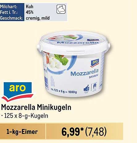 Mozzarella Minikugeln Angebot bei METRO