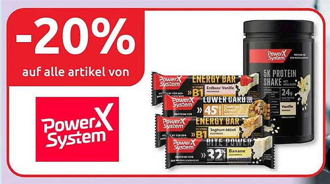 Powerx System 5K Protein Shake Vanilla Angebot bei Budni