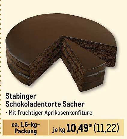 Stabinger Schokoladentorte Sacher Angebot bei METRO