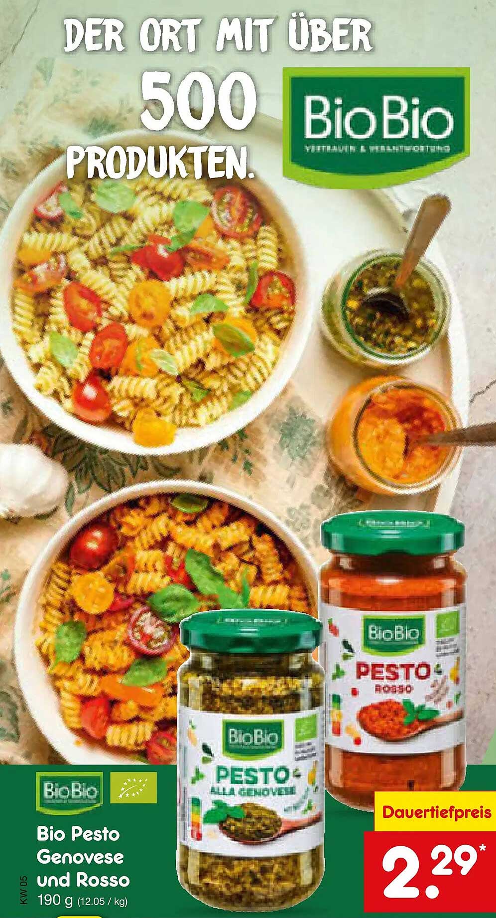 Bio Pesto Genovese Und Rosso Angebot bei Netto Marken-Discount ...