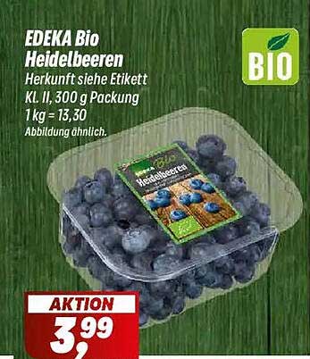 Edeka Bio Heidelbeeren Angebot bei diska - ProspektGuru.de