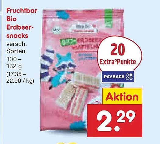 Bio Fruchtbar Fruchttasche Versch. Sorten, 6 Riegel = 132 G Angebot bei ...