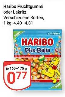 Haribo Fruchtgummi Verschiedene Sorten Angebot bei Selgros ...