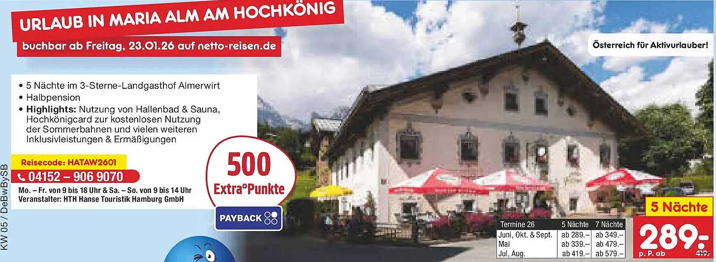 Urlaub In Maria Alm Am Hochkönig Angebot bei Netto Marken-Discount ...