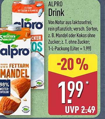 Alpro Drink Angebot bei Aldi Nord - ProspektGuru.de