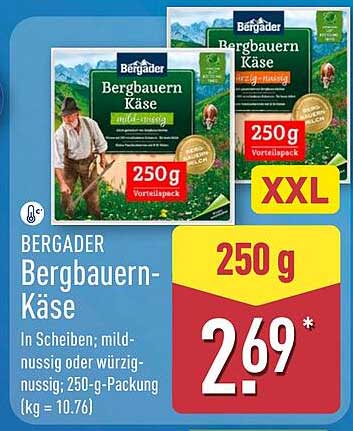 Bergader Bergbauern-Käse Angebot bei Aldi Nord - ProspektGuru.de