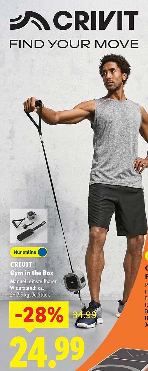 Crivit Gym In The Box Angebot bei Lidl - ProspektGuru.de