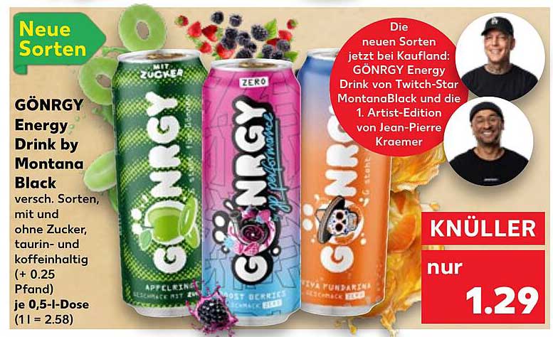 Spannende Gonrgy Energy Drink Kaufland Ebenbild