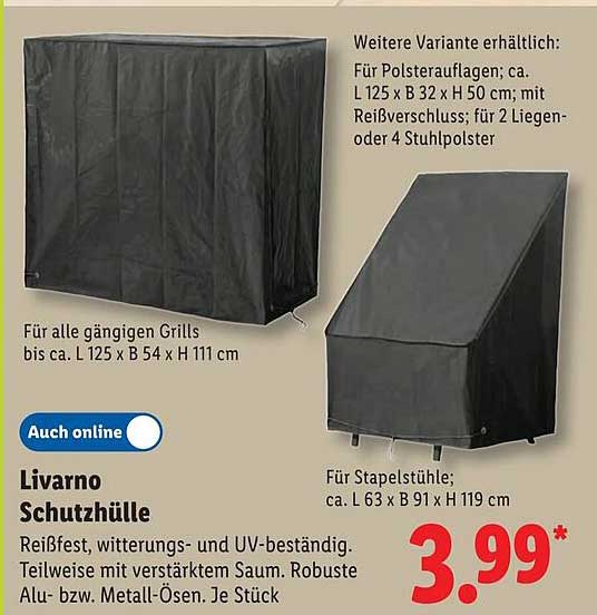 Verwunderlich Schutzhülle Auflagen Lidl Ebenbild