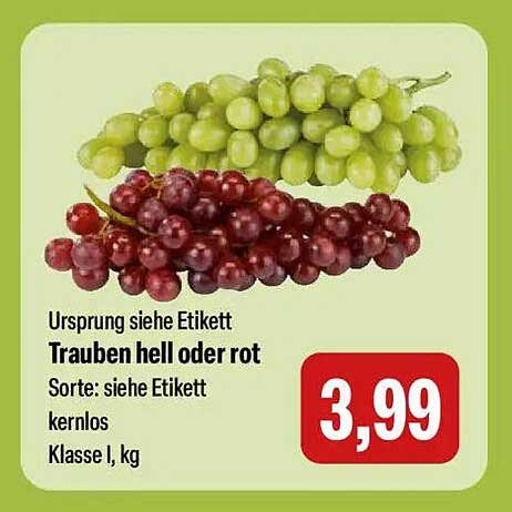 Kalorien Trauben Rot