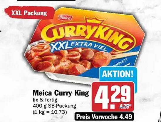 Meica Curry King Fix & Fertig 400 G Sb-Packung Angebot bei AEZ ...