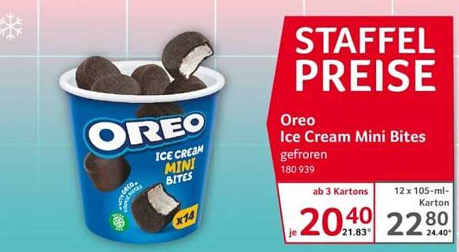 Oreo Ice Cream Mini Bites Gefroren Angebot bei Selgros - ProspektGuru.de