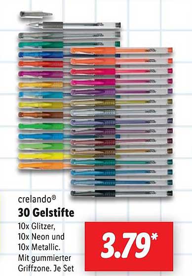 Crelando® 30 Gelstifte Angebot bei Lidl