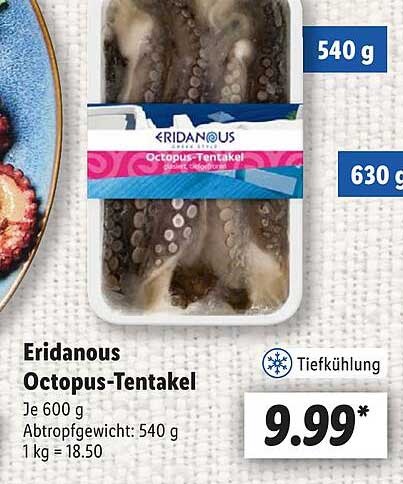 Eridanous Octopus-Tentakel Angebot bei Lidl