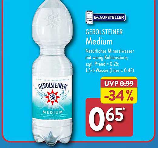 Wunderbar Gerolsteiner Angebot In Meiner Nãhe Bilder