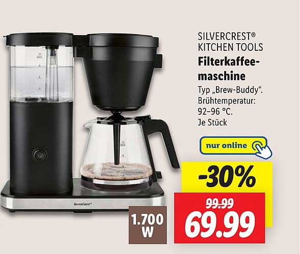 Silvercrest® Filterkaffeemaschine Angebot bei Lidl