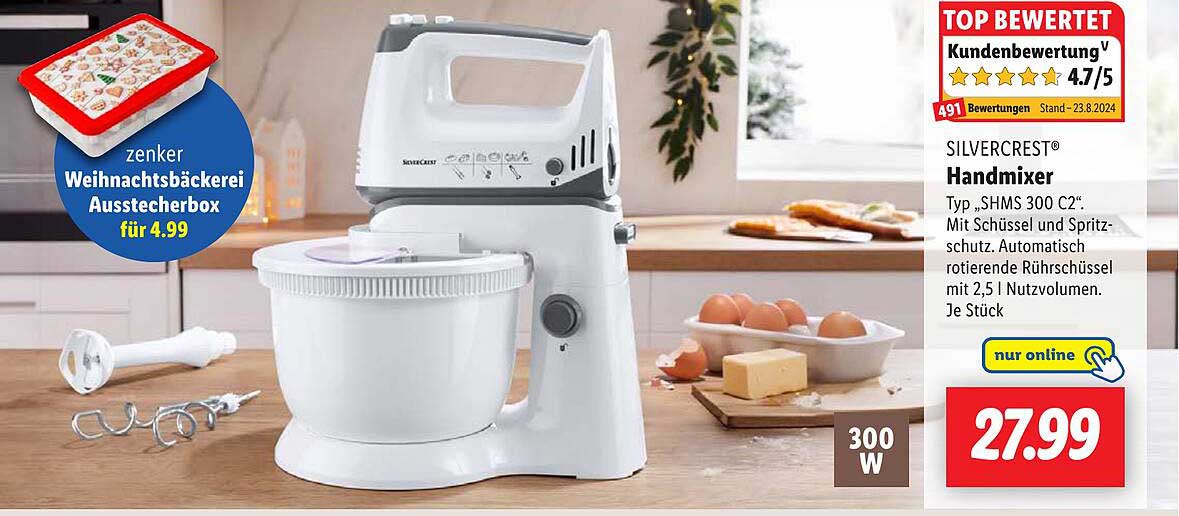 Silvercrest® Hand Mixer Angebot bei Lidl
