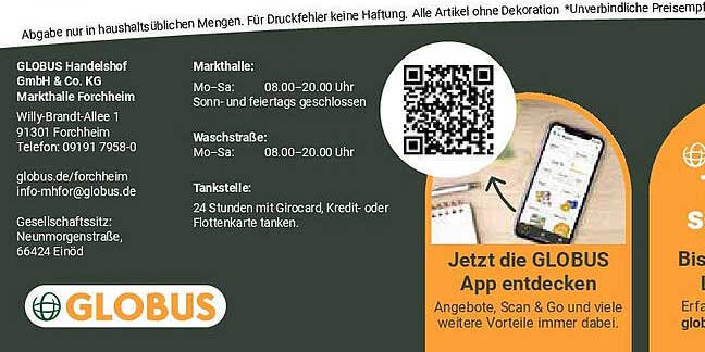 Jetzt Die Globus App Entdecken Angebot bei Globus