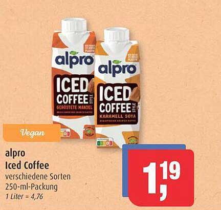 Alpro Iced Coffee Angebot bei Markant