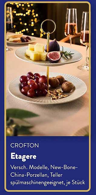 Crofton Etageren - Verschiedene Modelle Aus New-Bone-China-Porzellan ...
