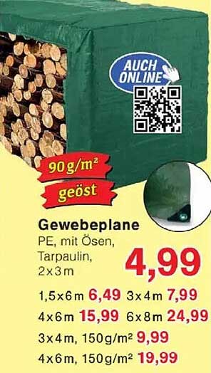 Gewebeplane Mit Osen